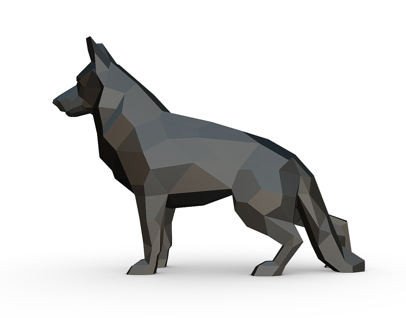 STL file German shepherd・3D printable model to download・Cults