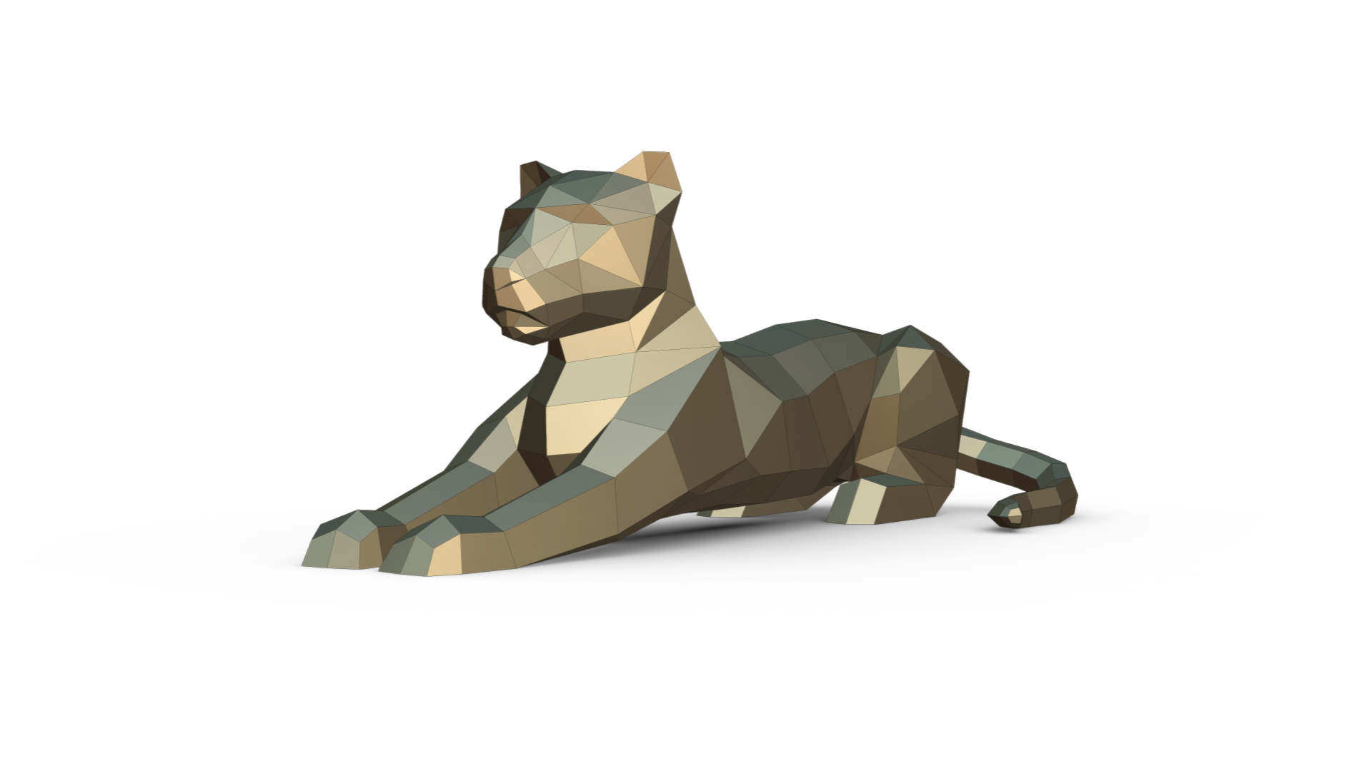 STL file leopard figure 🐆・3D printer design to download・Cults
