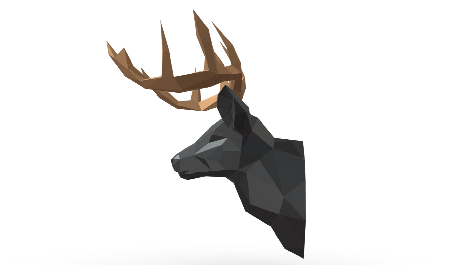 STL file deer head trophy・3D print model to download・Cults