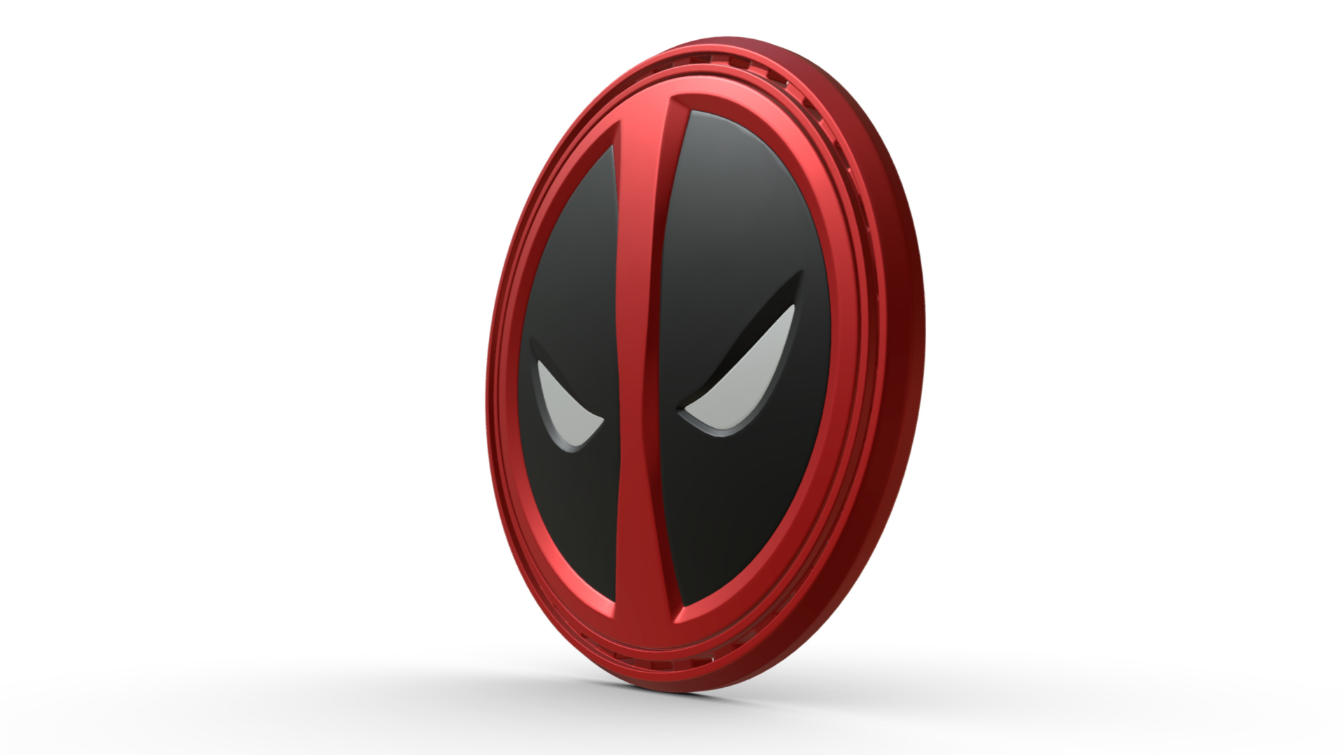 STL file Deadpool logo 3D model 🎭・3D printable model to download・Cults