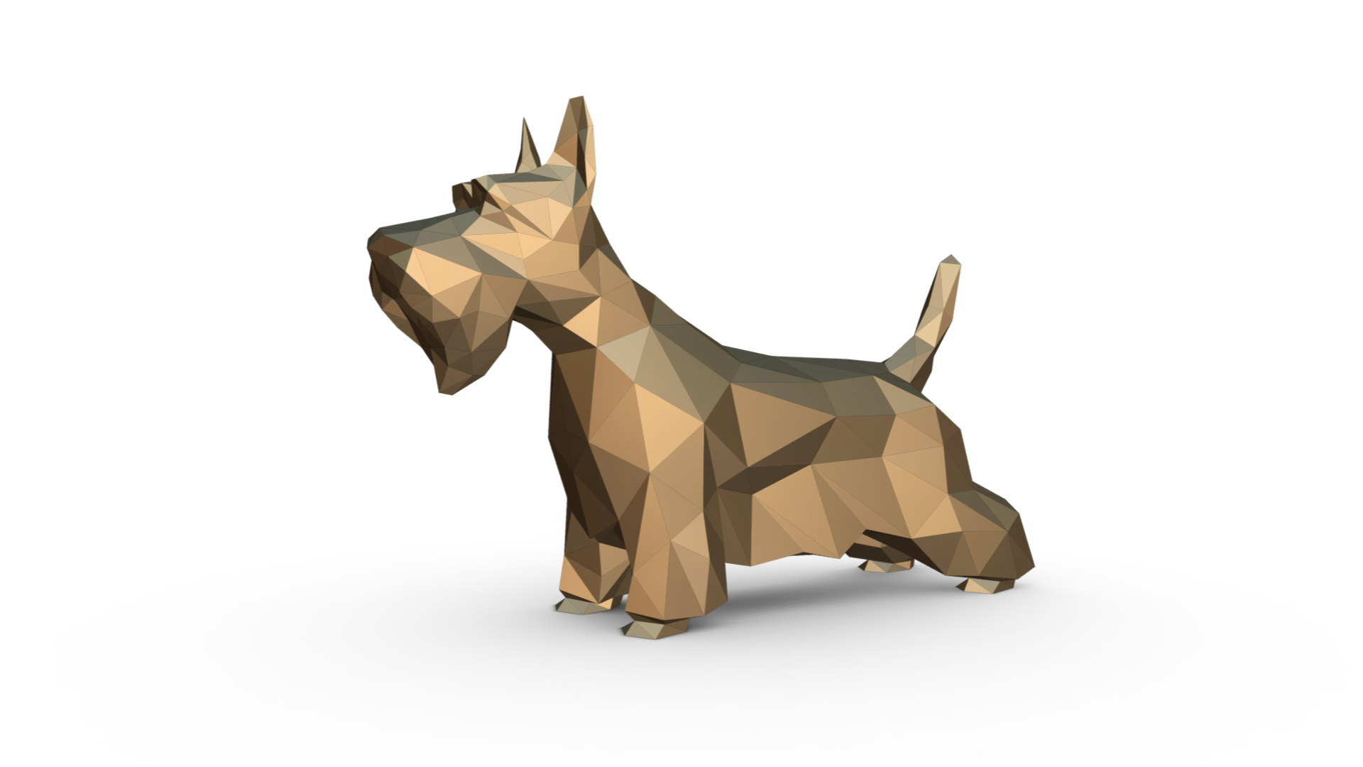 STL file Scottish Terrier figure・3D printer design to download・Cults