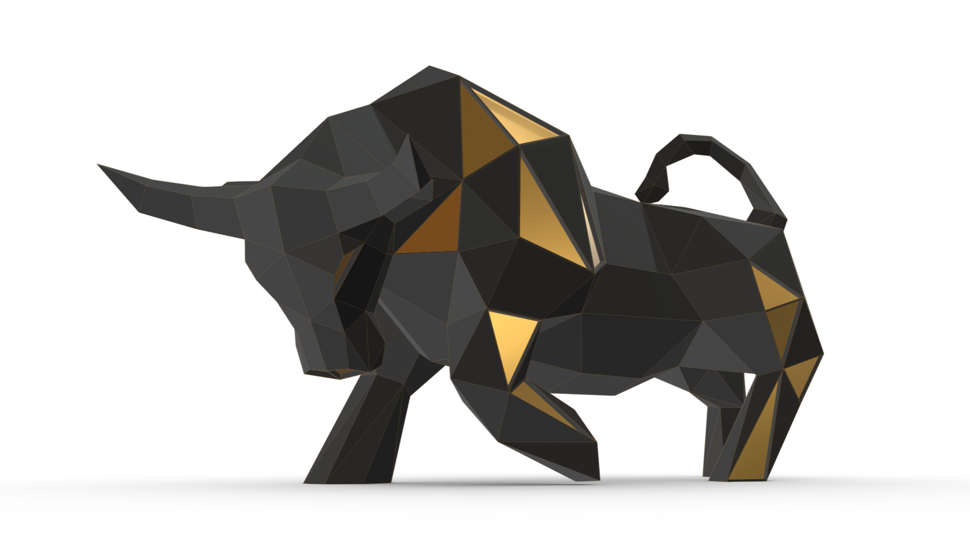 STL file bull figure・3D printable model to download・Cults