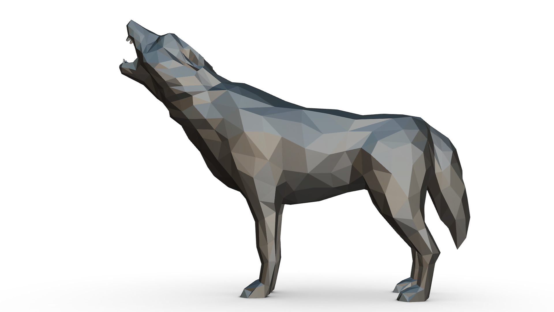 Fichier STL figure de loup・Design pour impression 3D à télécharger・Cults