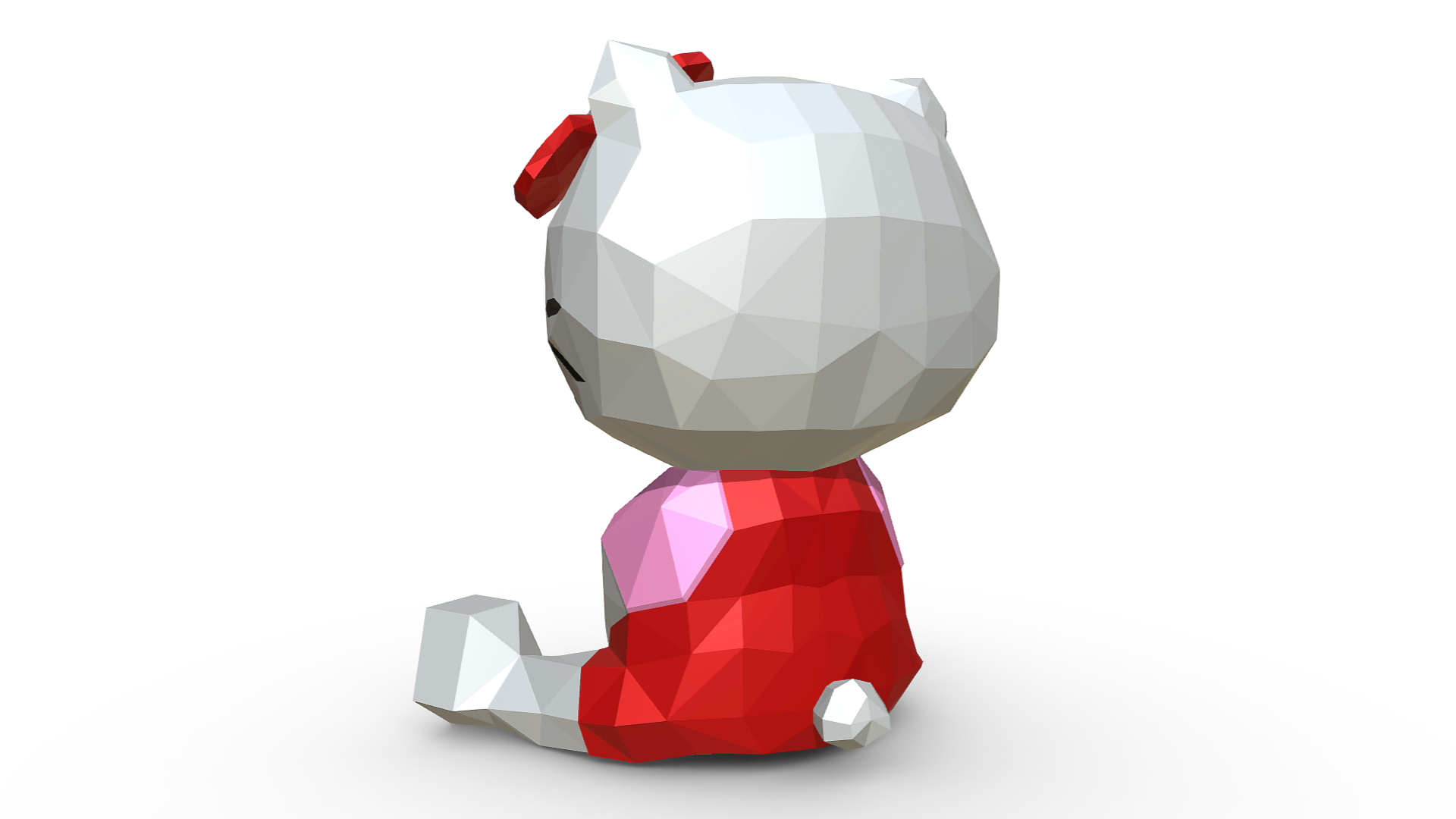 STL file Hello kitty figure・3D printer model to download・Cults