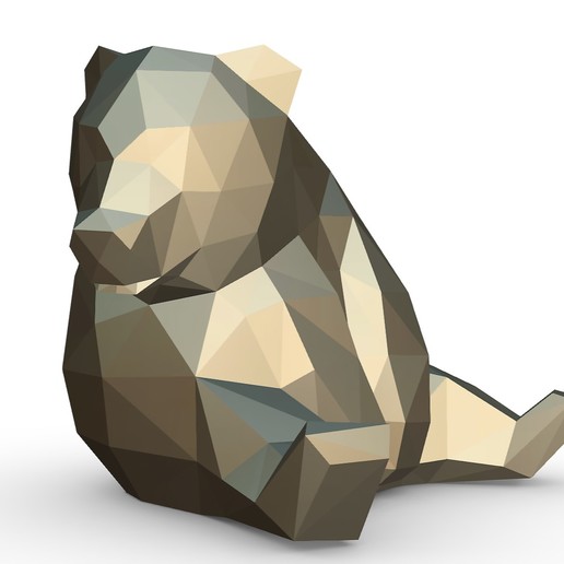 Download 3D printer templates Panda figure 5 ・ Cults
