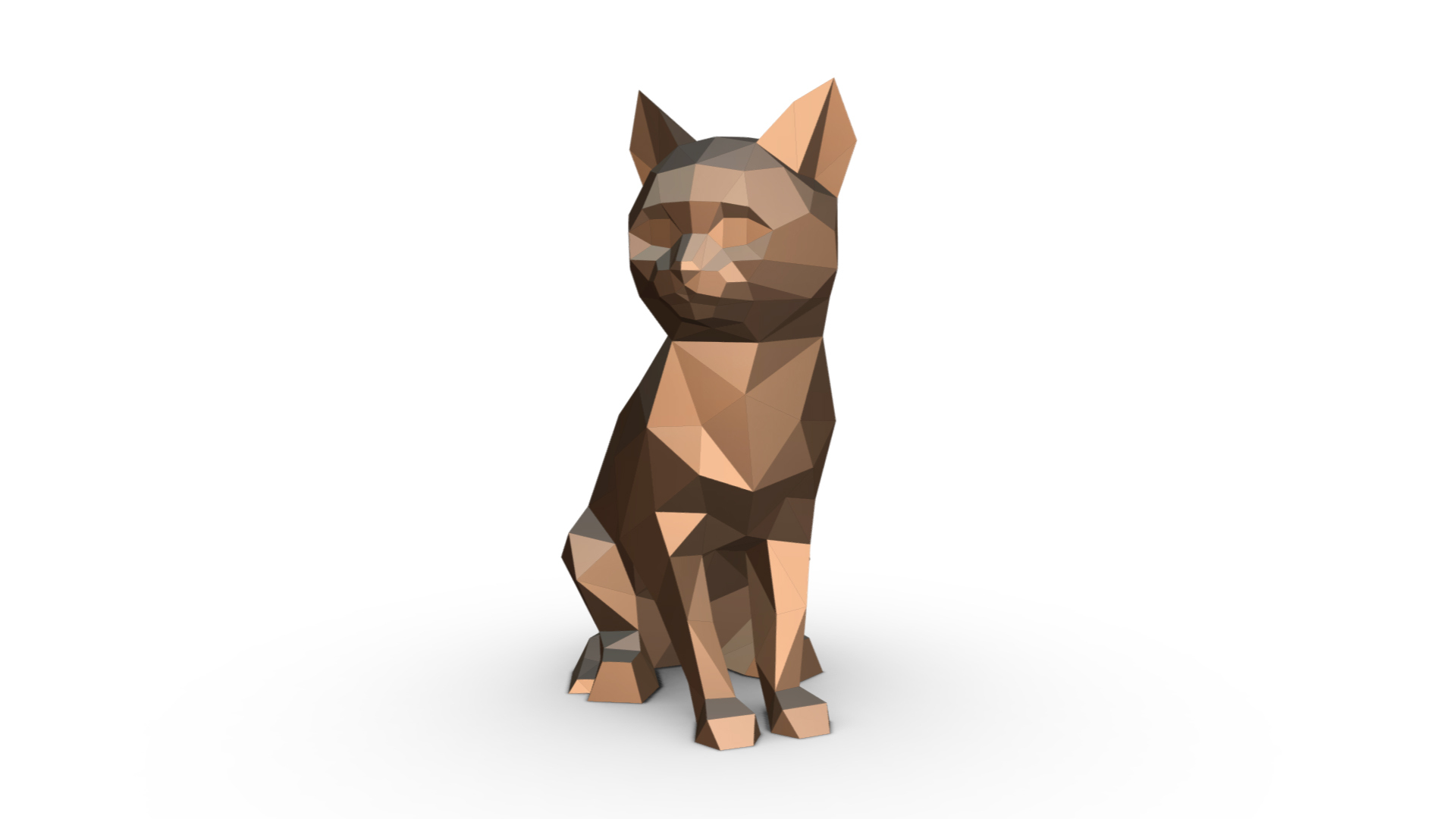 STL file cat figure 🐱・Template to download and 3D print・Cults
