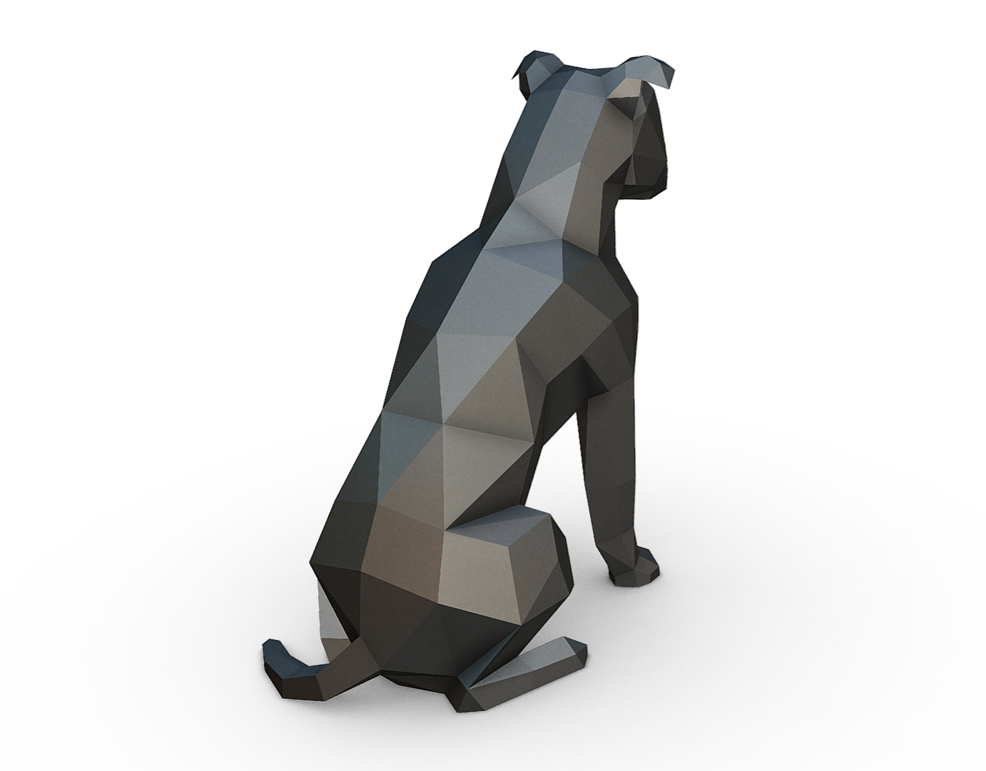STL file staffy staffordshire bull terrier・Design to download and 3D ...