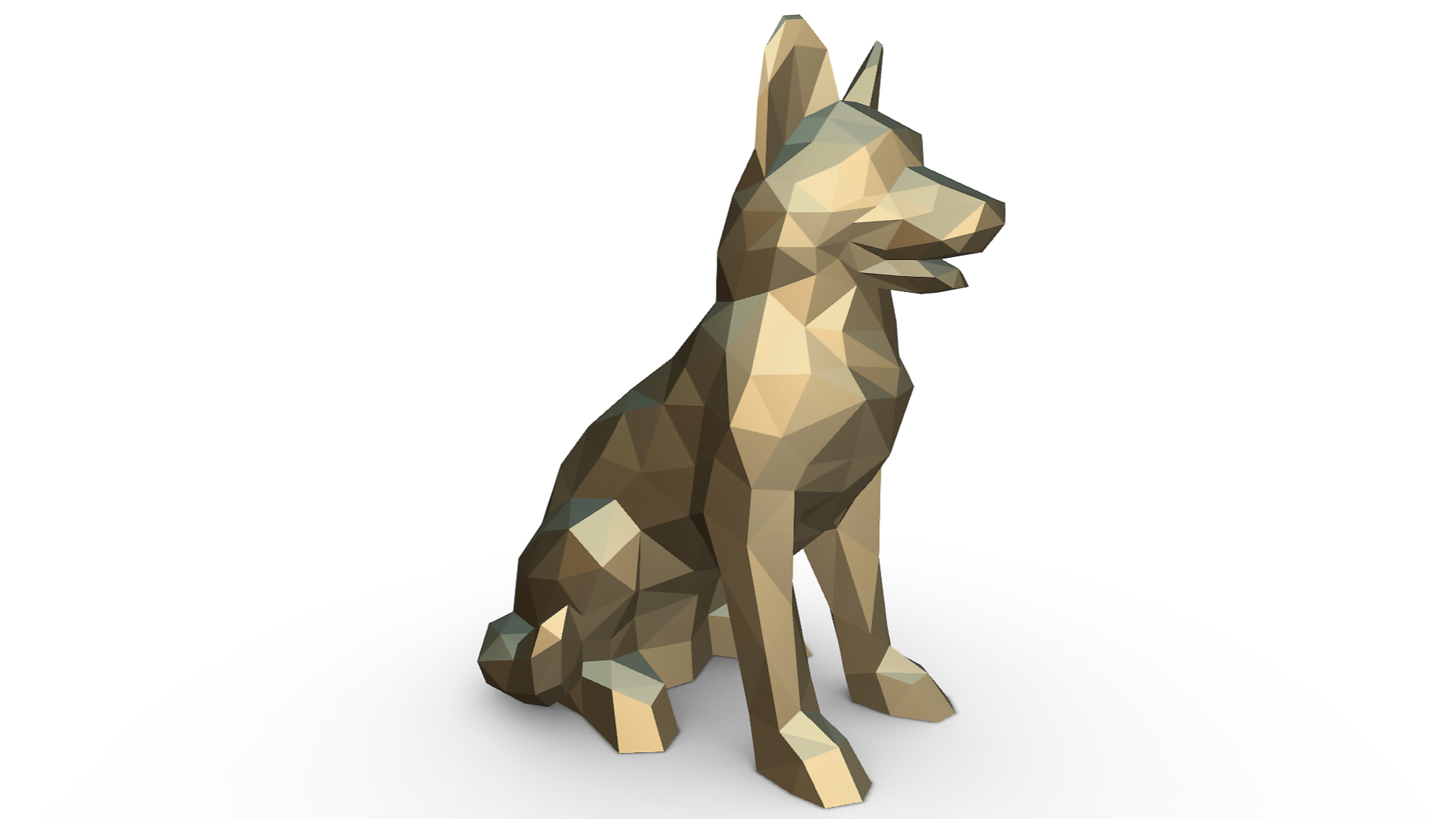 Fichier STL Berger allemand figure 2 🗿・Design imprimable en 3D à ...