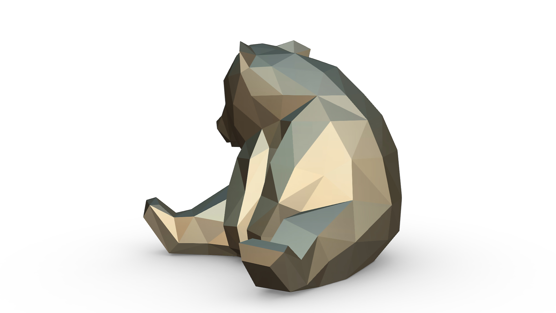 STL file Panda figure 5 🐼・3D printer model to download・Cults