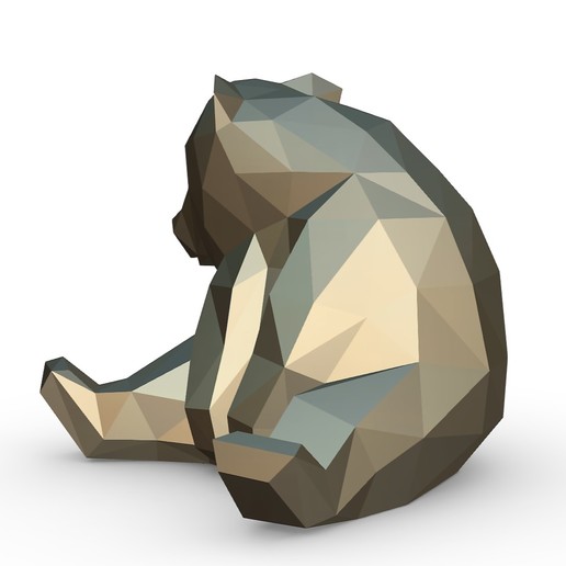 Download 3D printer templates Panda figure 5 ・ Cults