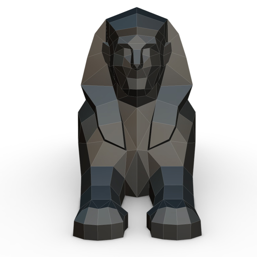 STL file egyptian sphinx・3D printer model to download・Cults