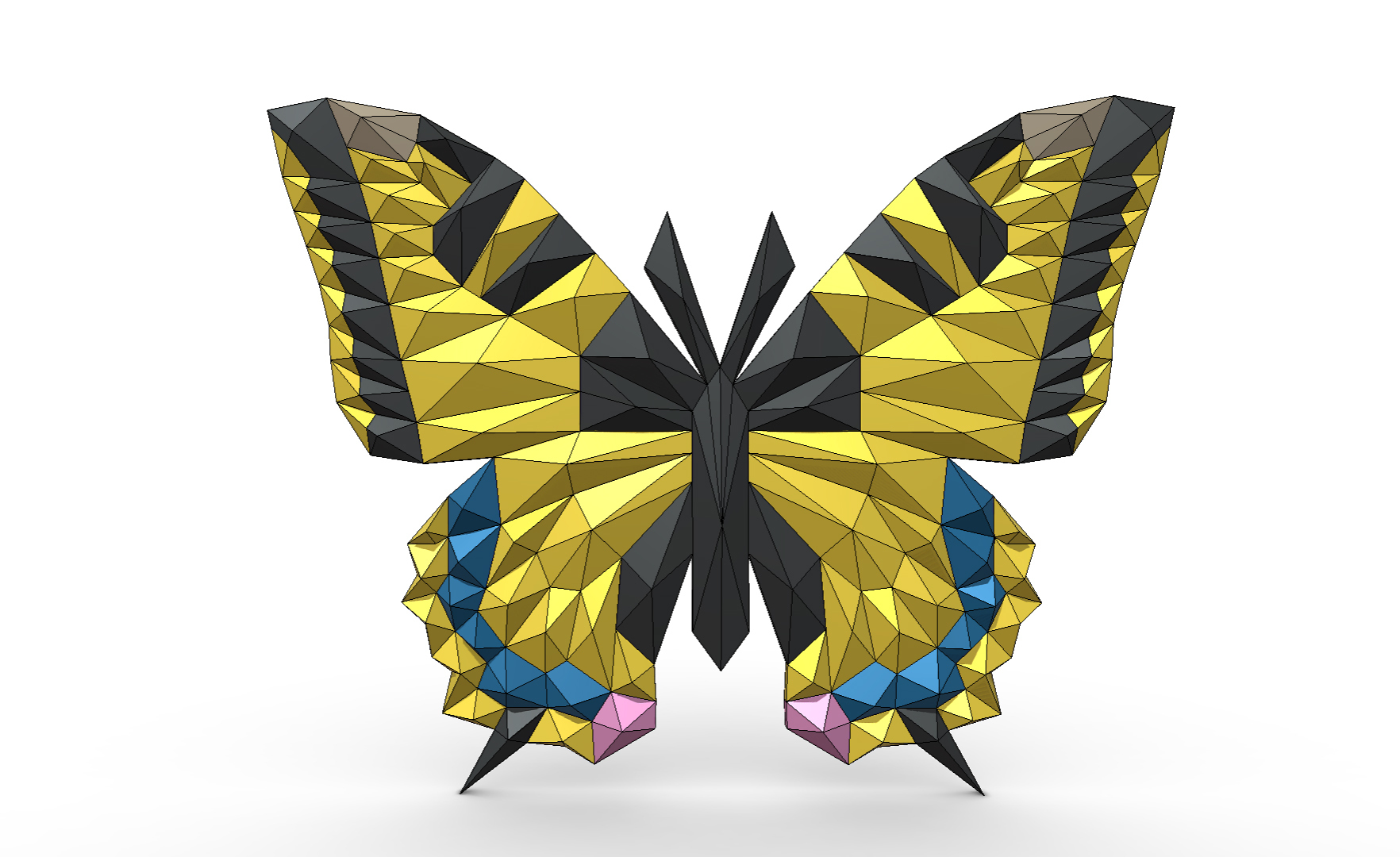 Download 3DS file butterfly figure • 3D printing design ・ Cults