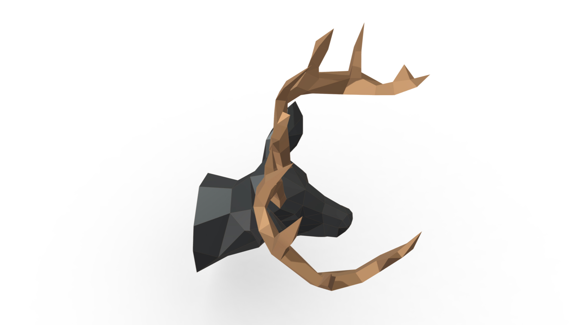 STL file deer head trophy・3D print model to download・Cults