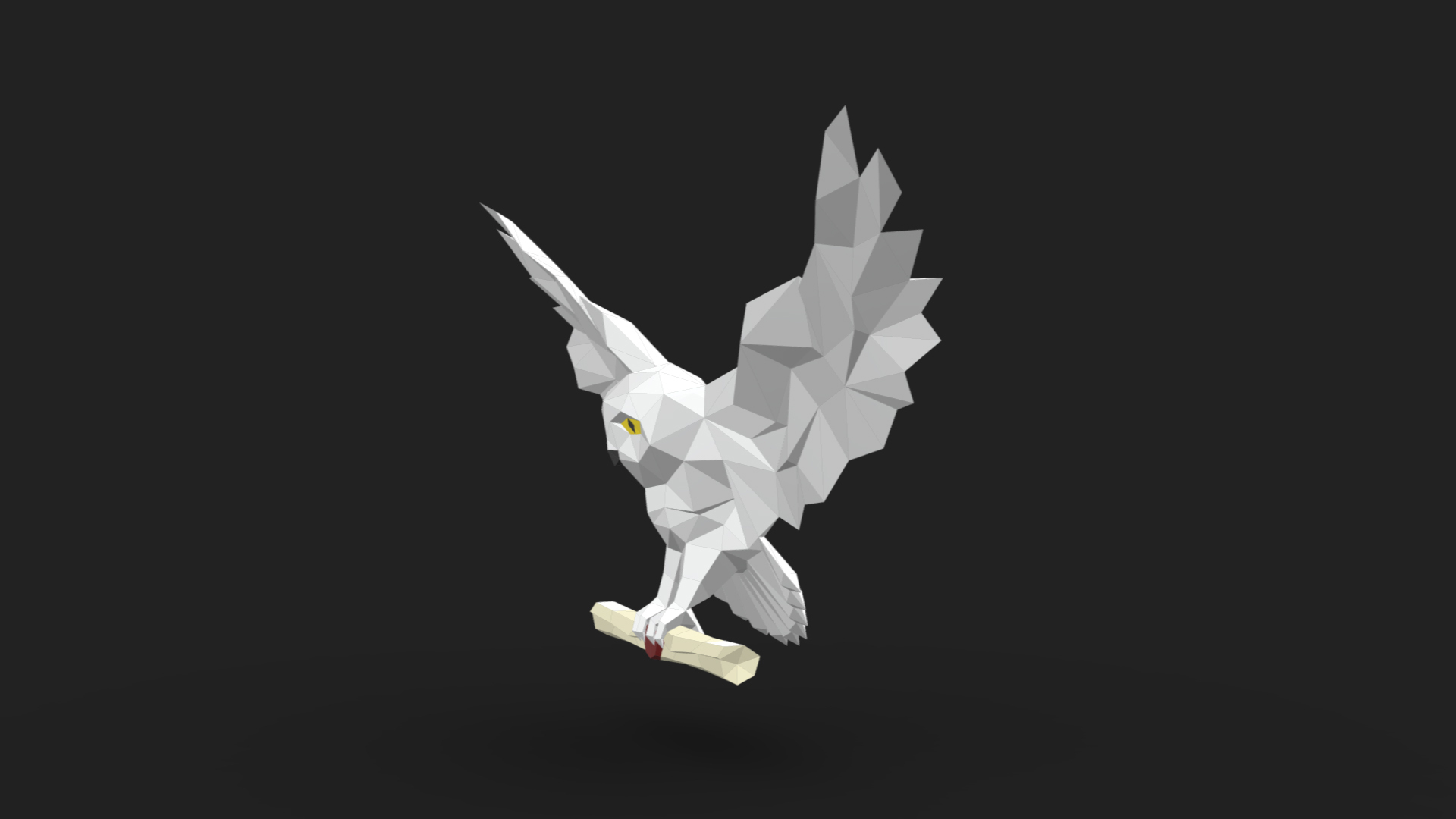 STL file Snowy Owl・3D print design to download・Cults