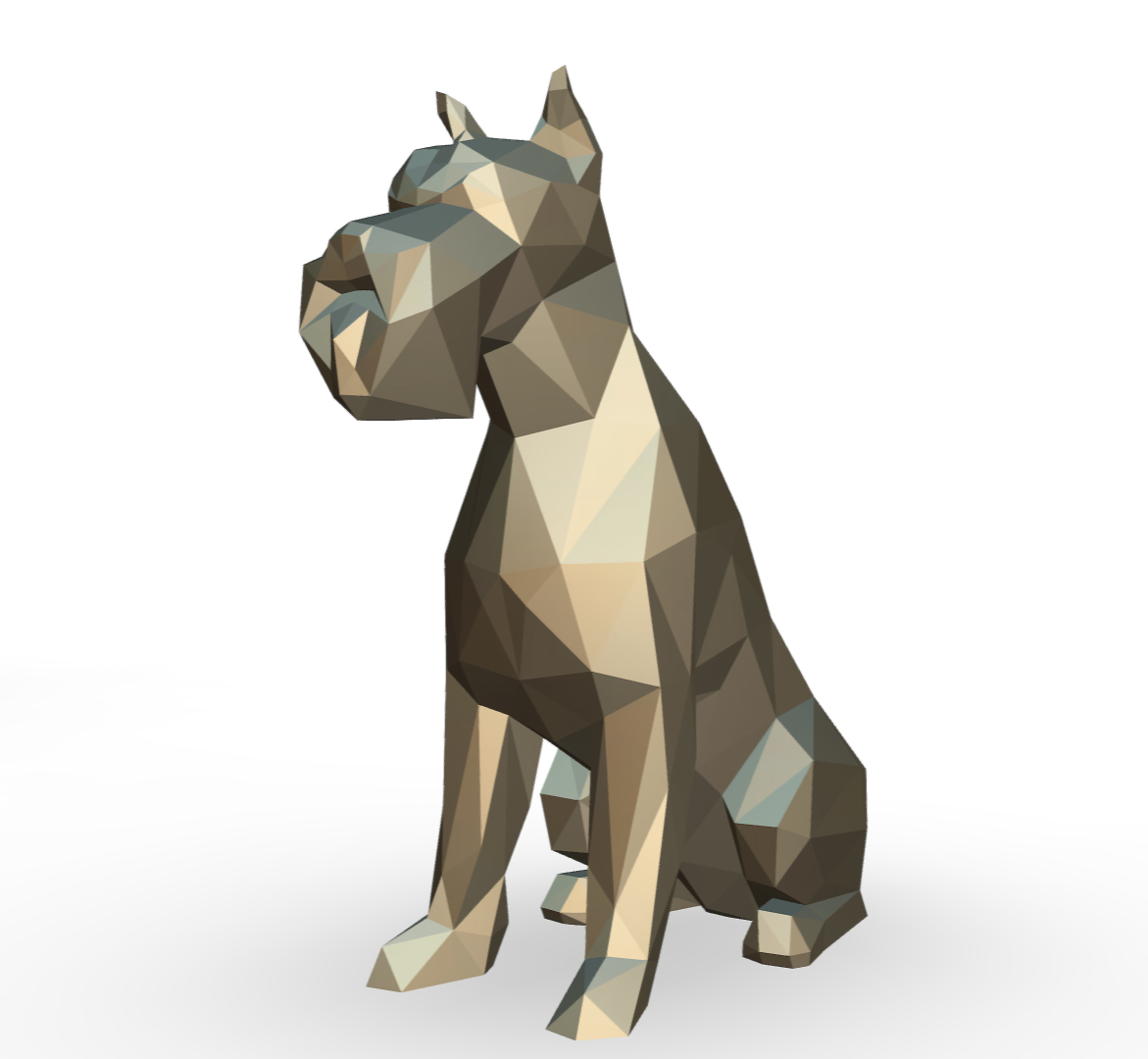 STL file Schnauzer dog figure・3D print object to download・Cults