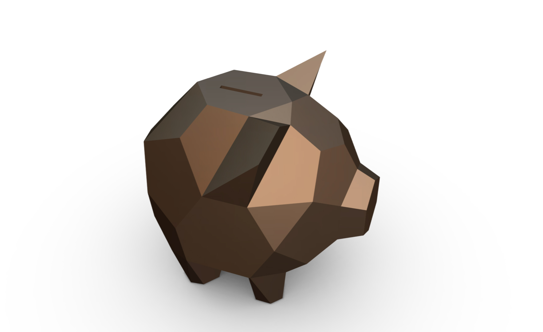 STL file piggy bank・3D printer design to download・Cults