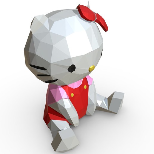 Download 3D printer designs Hello kitty figure ・ Cults