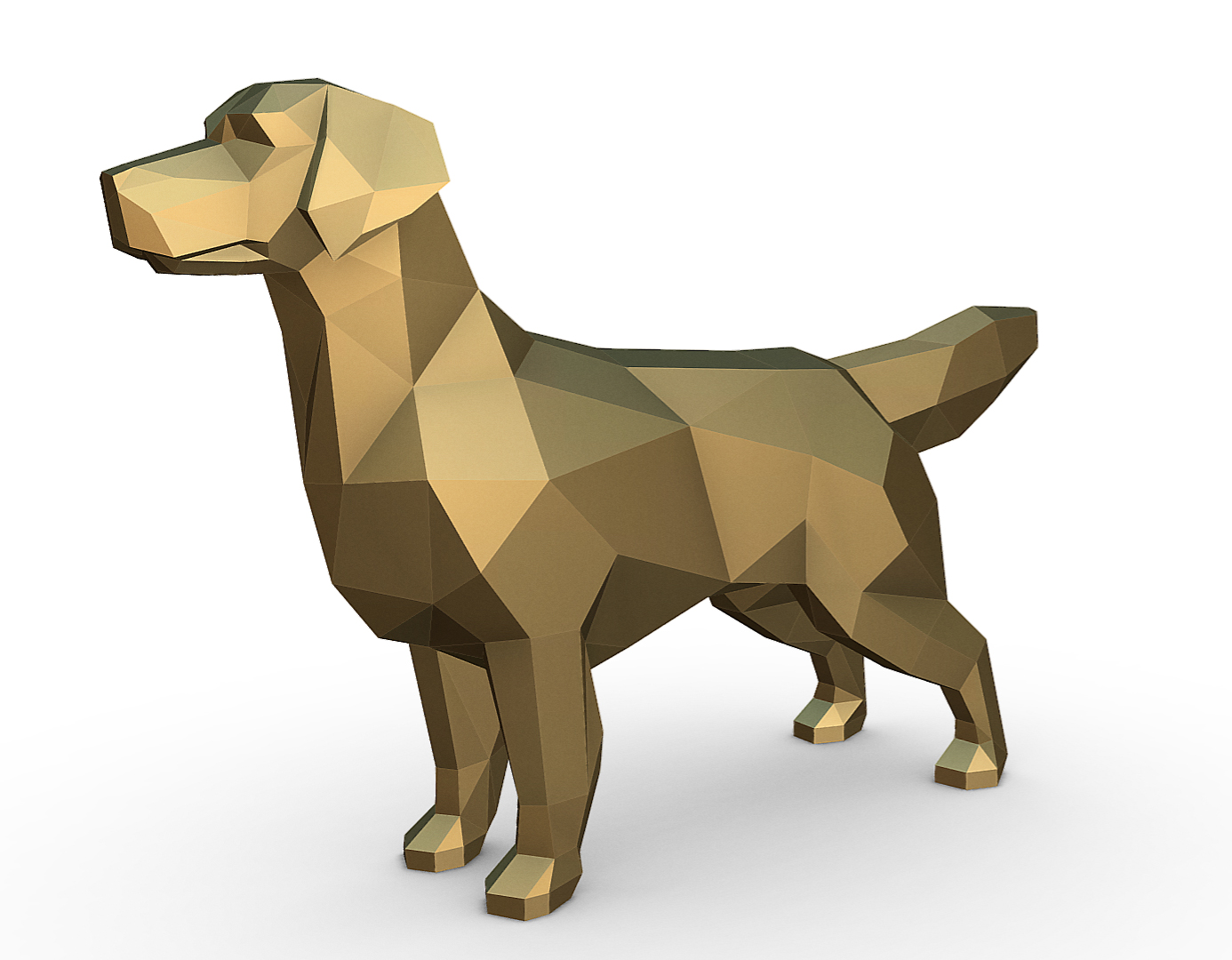 Free STL file Golden Retriever figure・3D printable design to download・Cults