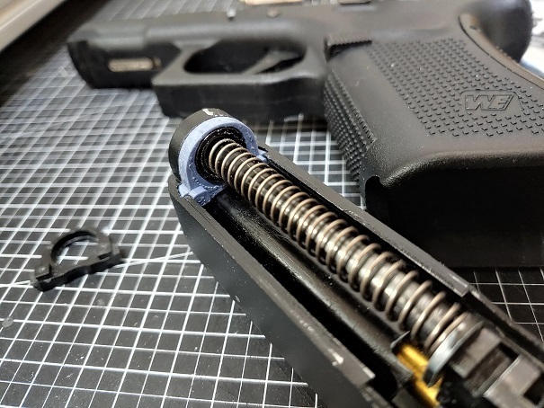 STL file WE glock19 enhanced recoil spring spacer (Airsoft)・3D printer ...