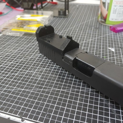 Download STL file proper WE glock rmr mount (airsoft, gbb) • Model to ...