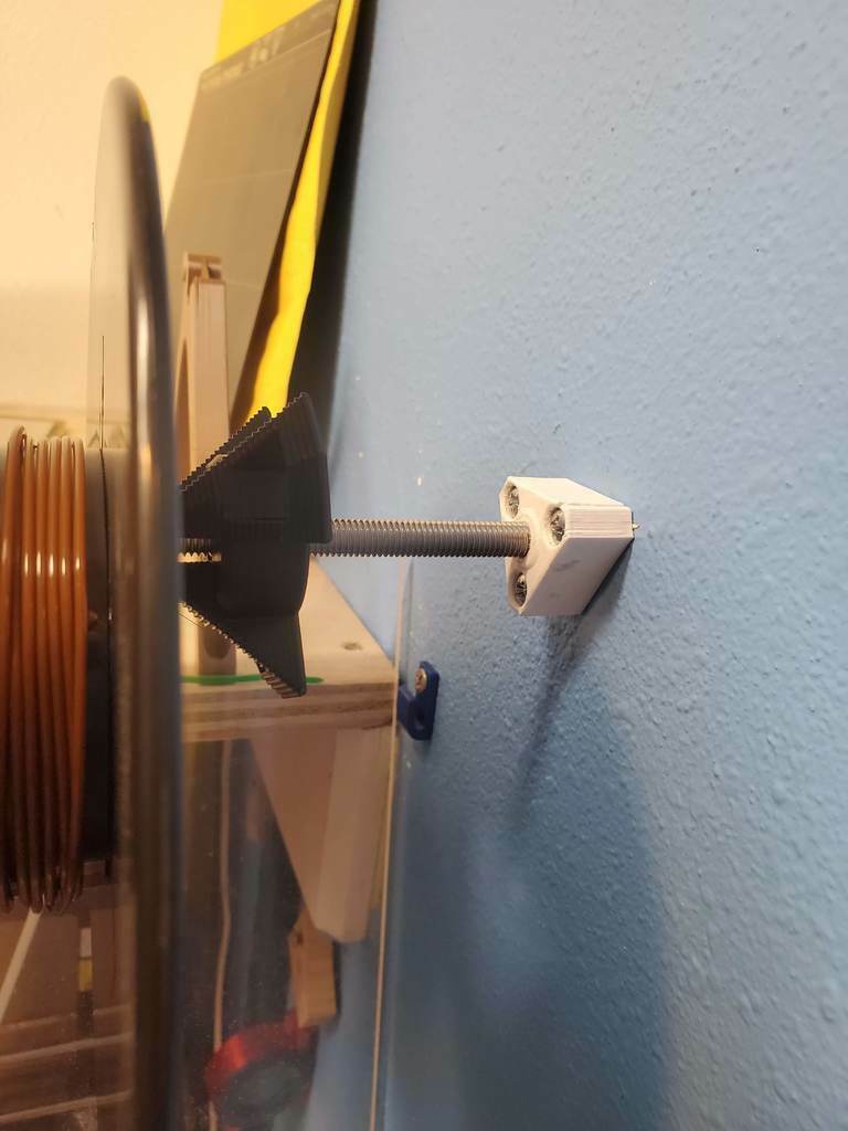 Free 3D file Wall Mount for Wall Mount Spool Holder・Object to download ...