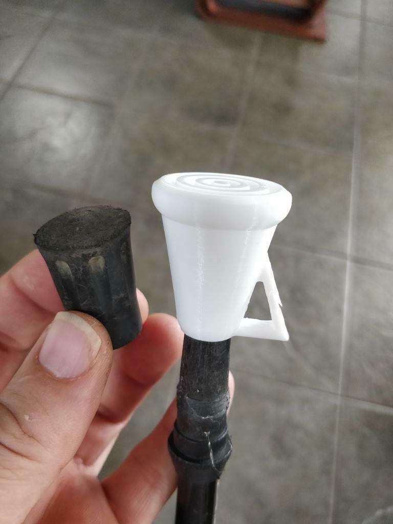 Free 3D file Walking Stick Tip with Belt Clip・Model to download and 3D ...