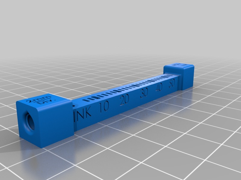 Free 3D file Extruder eSteps Calibrator Stick・Object to download and to ...