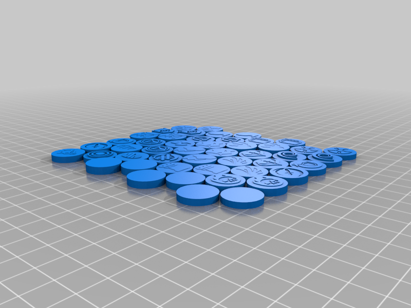Free 3D file MtG Fully Customizable Keyword Counters ♟・3D printable ...
