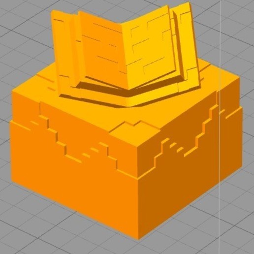 Download free STL file Minecraft Enchantment Table • Template to 3D ...