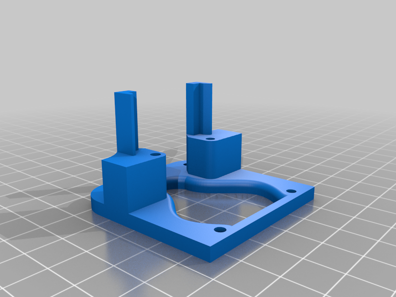 Free STL file Geeetech A20m mount Bigtreetech Cyclops 2in1 hotend・3D print design to download・Cults