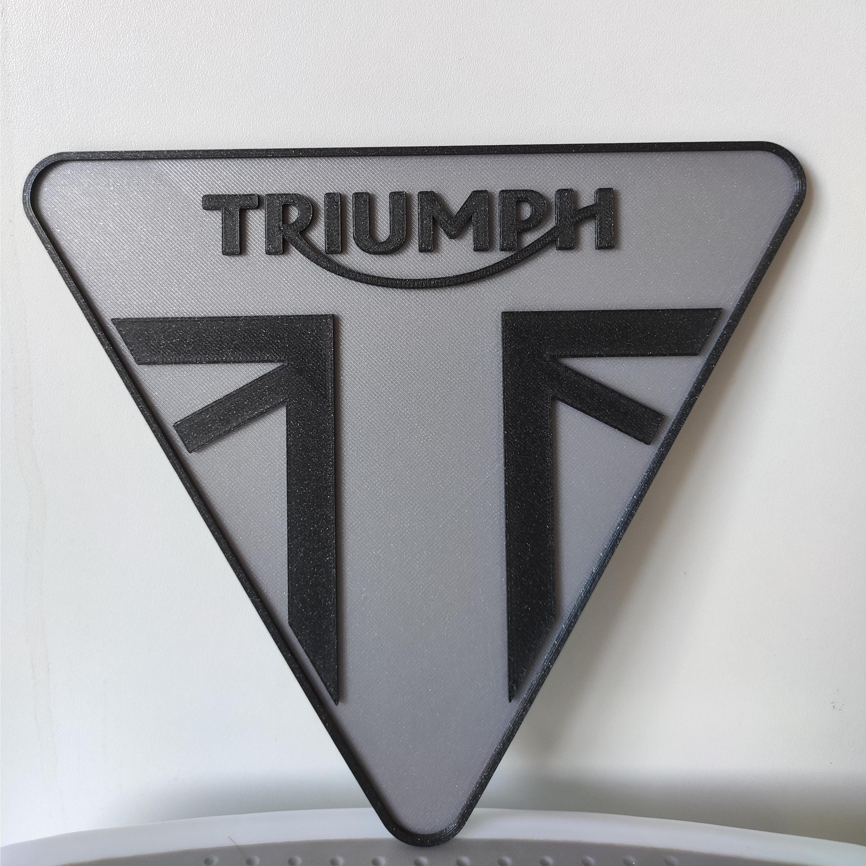 STL file Triumph logo 🏍️・3D printable model to download・Cults