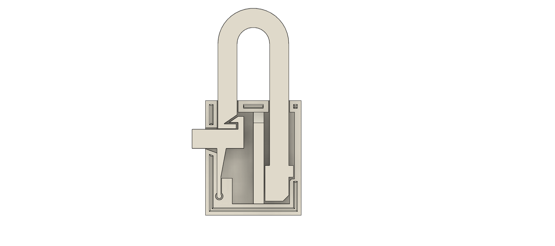 Free 3D file 100% Printable Lock・3D printer design to download・Cults