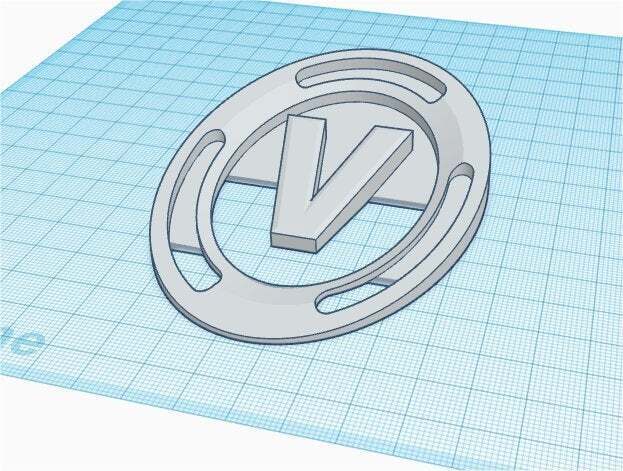Free STL file Fortnite V-Bucks Door Stop・3D print model to download・Cults