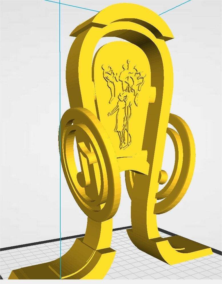Free STL file Headphone Stand with Theme・3D printing model to download ...