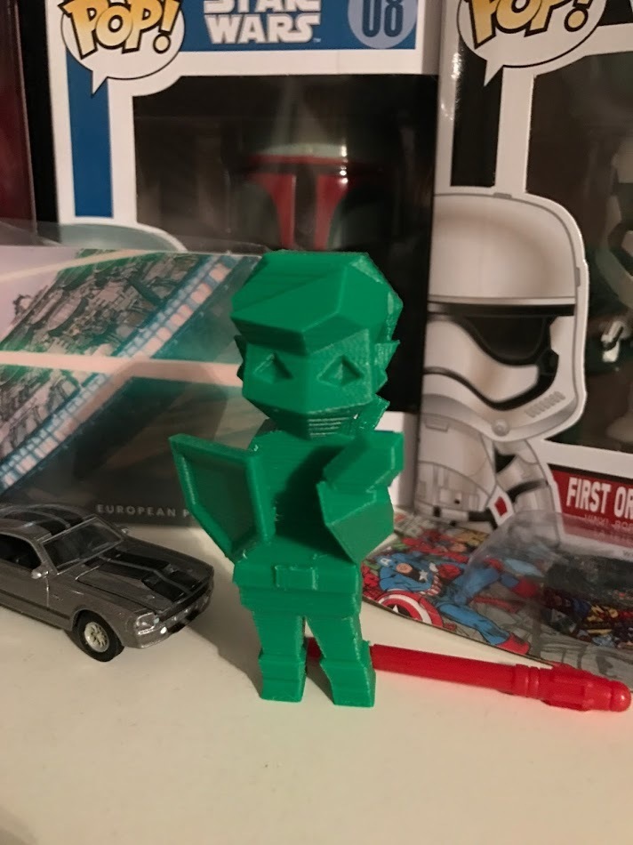 Free STL file Low-poly retro characters 🔫・3D printable design to ...