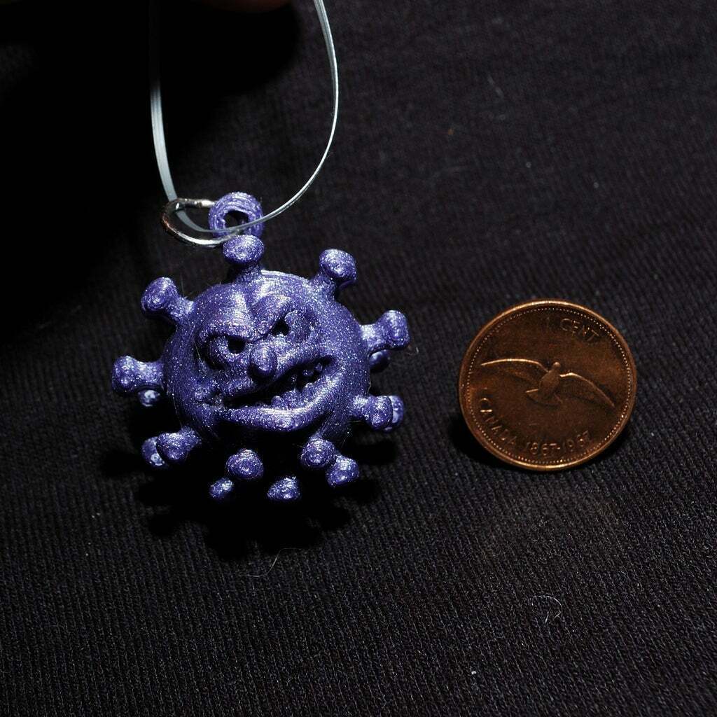 Free STL file Cory Corona Keychain / Christmas Ornament - COVID19 ...