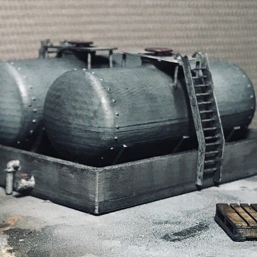 Download free 3D printer designs OO/HO Scale Diesel/Storage Tanks ・ Cults