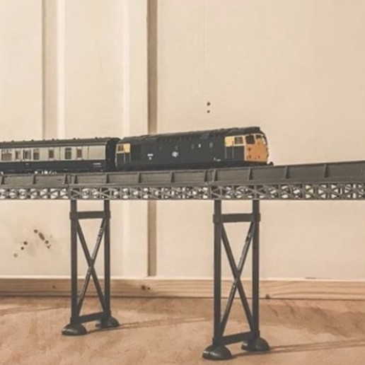 3D printable OO/HO Scale Girder Bridge • made with Anycubic Predator ...