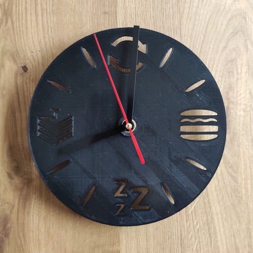 Download 3D printer files Wall clock ・ Cults