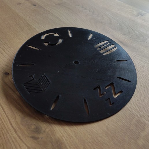 Download 3D printer files Wall clock ・ Cults