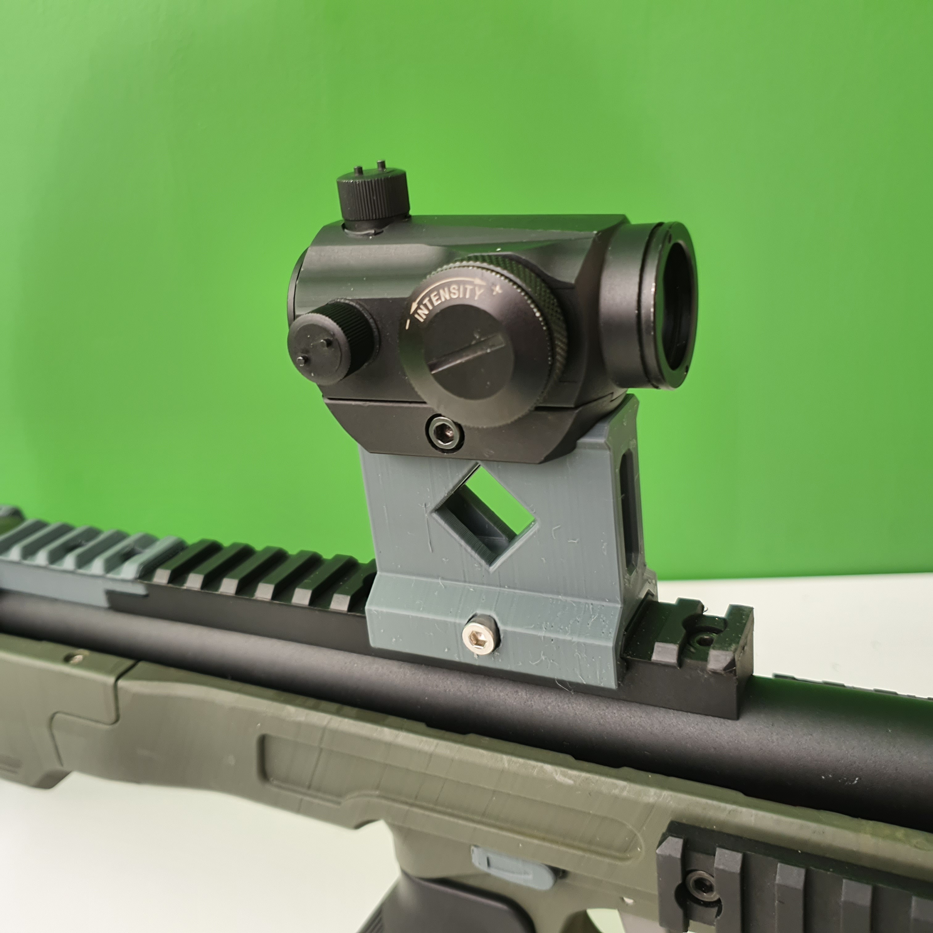 Free STL file T1 Micro red dor riser mount・3D printer model to download ...