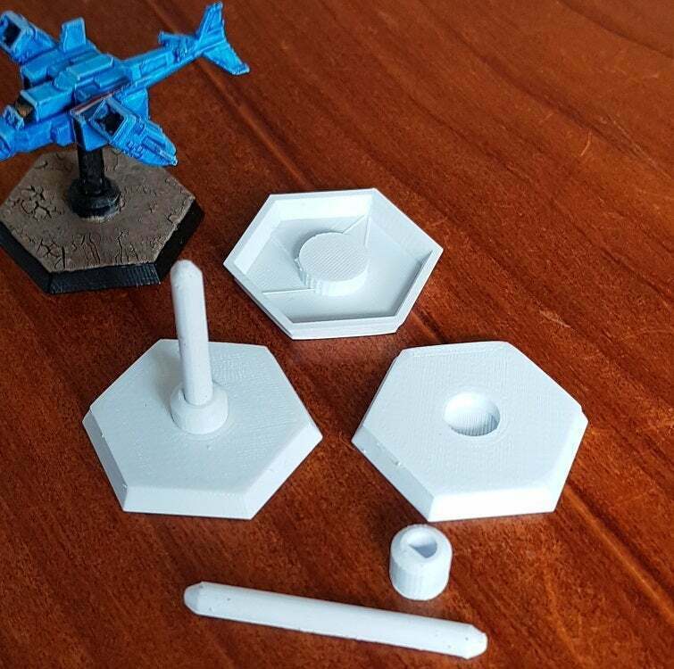 Free STL file American Mecha Flight Stand with Hex Base 🎲・3D printing ...