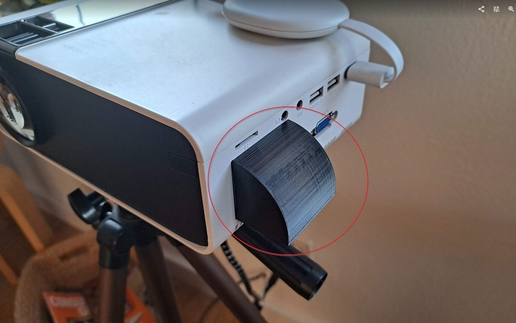 Free 3D file Hot Air Deflector Thundeal TD90 Projector 🥵・3D printing ...