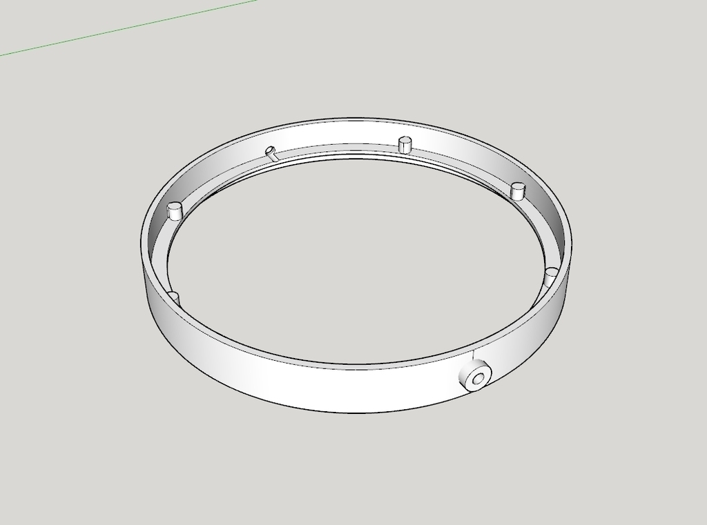 Free STL file 118mm Round Make-up Mirror Frame・3D print design to ...