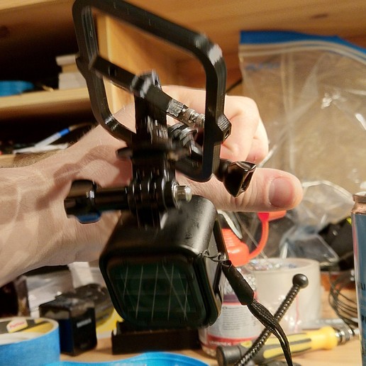 Download free STL file GoPro Session gimbal - using 4.5mm BB and hex ...