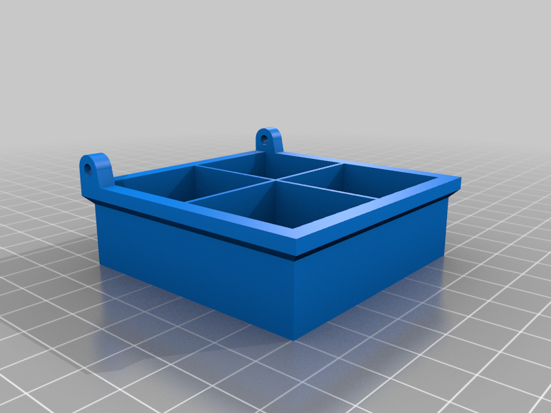 Free STL file 4 compartment Pill Box Case for travel.・3D printer model ...