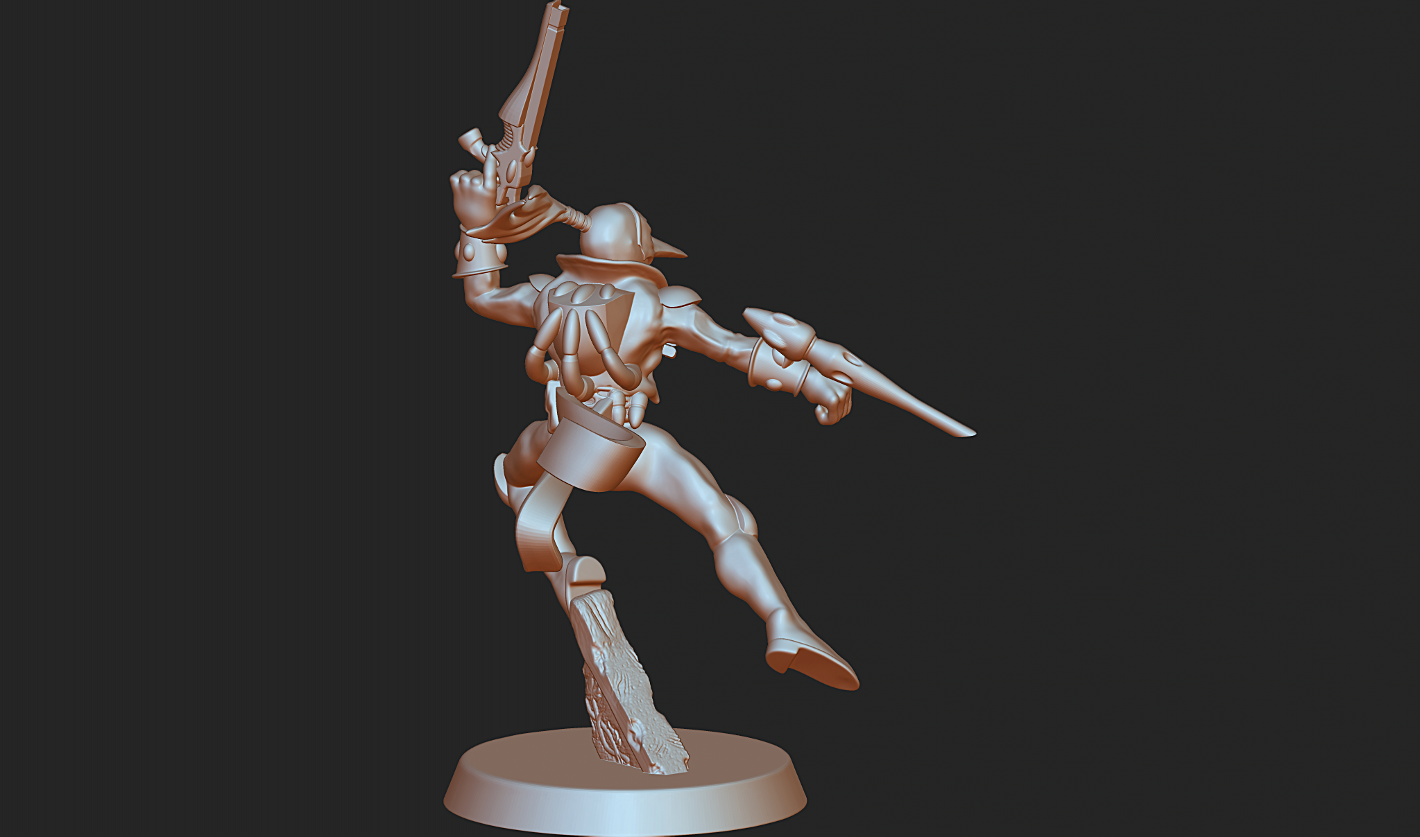 STL file Harlequine Male Squad Combatant Marcus *PRE-SUPPORTED*・Design ...