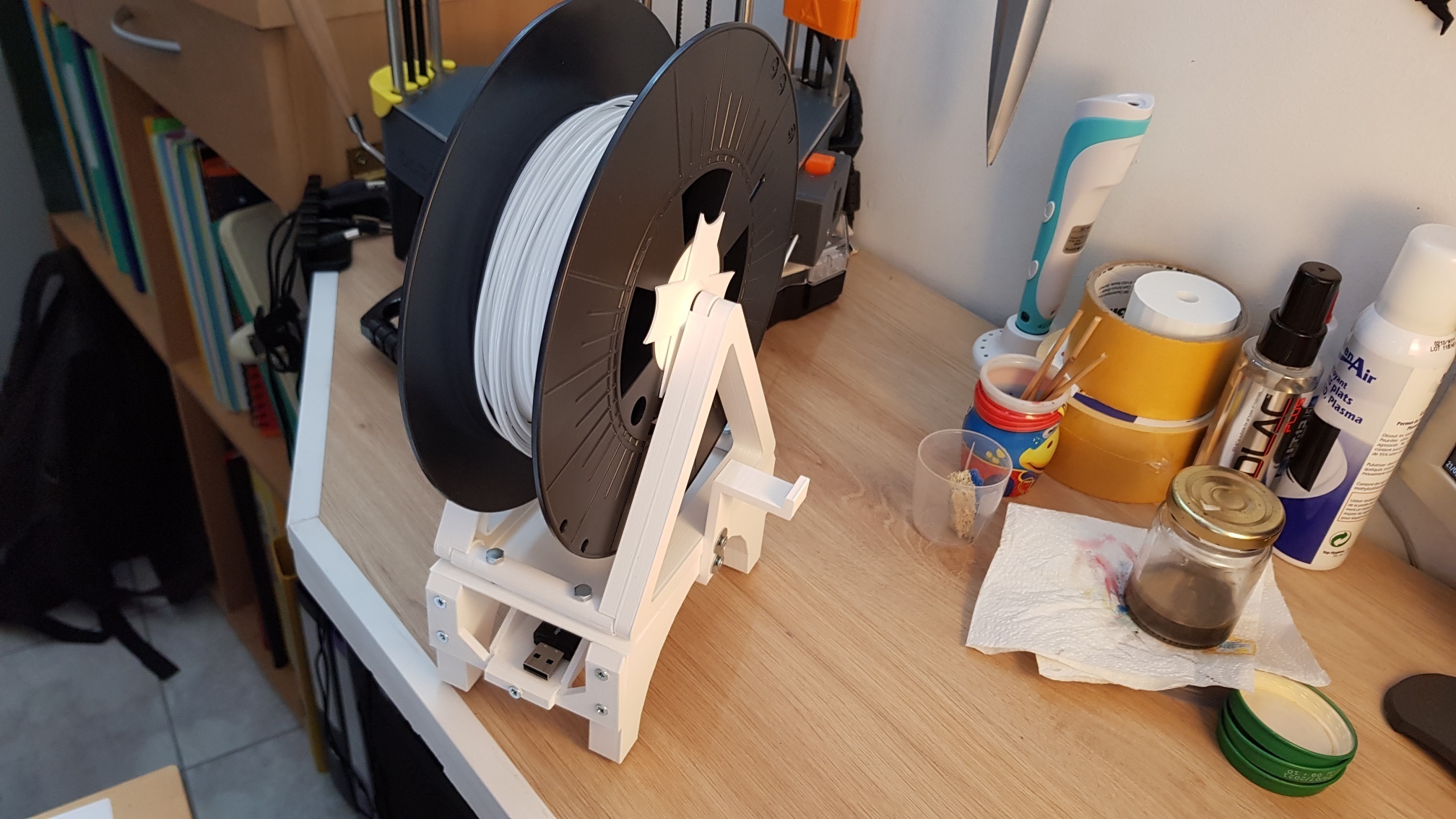 Télécharger fichier STL gratuit Support Bobine • Objet pour impression ...