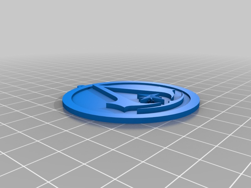 Free 3D file Assassins creed Chronicles China logo badge 🇨🇳・3D print ...