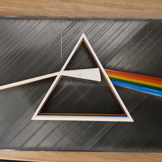 Download free STL file Pink Floyd frame Dark side of The Moon • 3D ...